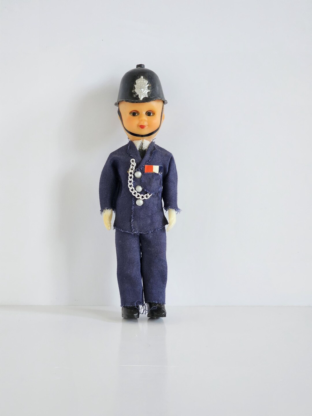 Vintage English Bobby Policeman/vintage British Policeman Doll/small ...