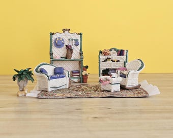 Avon Victorian Memories Doll Furniture Kitchen Set/vintage Avon ...