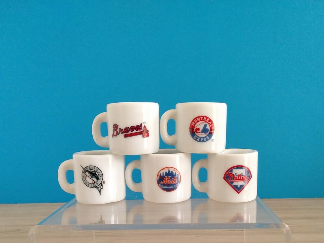 Vintage National League East Mini Mugs/mlb Mini Mugs Collectible - Etsy