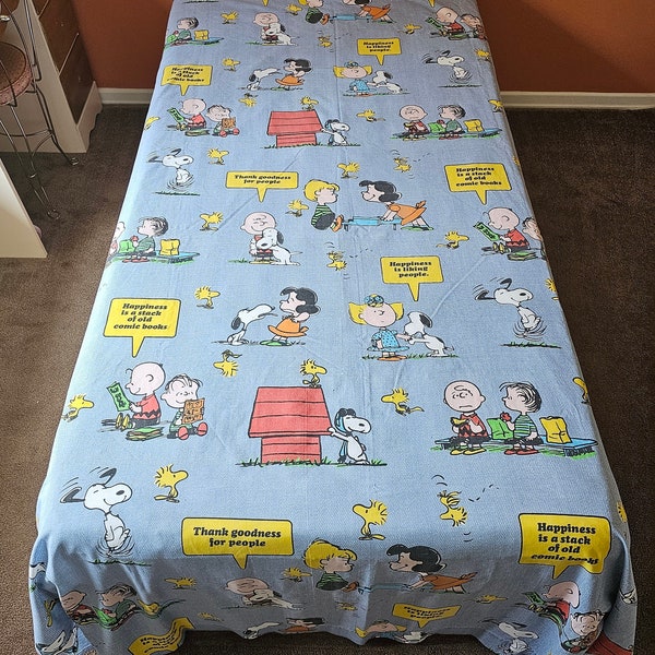 Snoopy Peanuts Sheet - Etsy
