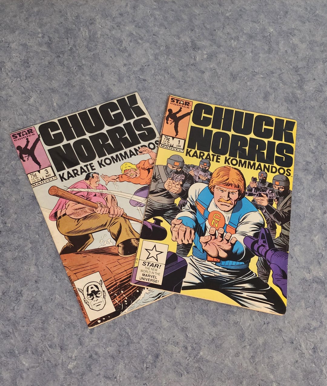 Chuck Norris Karate Kommandos Vintage 1987 Comic Books, Lot of 2 - Etsy