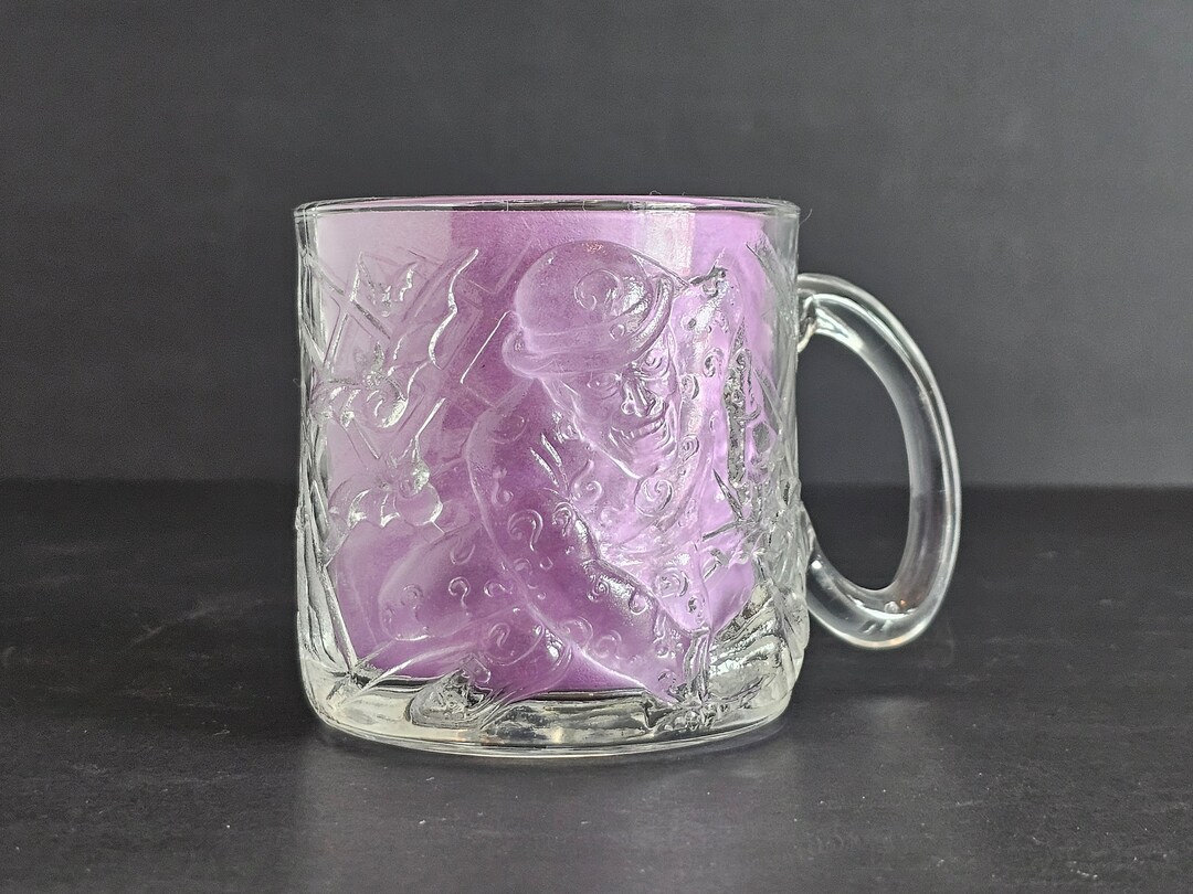 Vintage Mcdonald's Batman Forever Glass the Riddler Mug/collectible ...