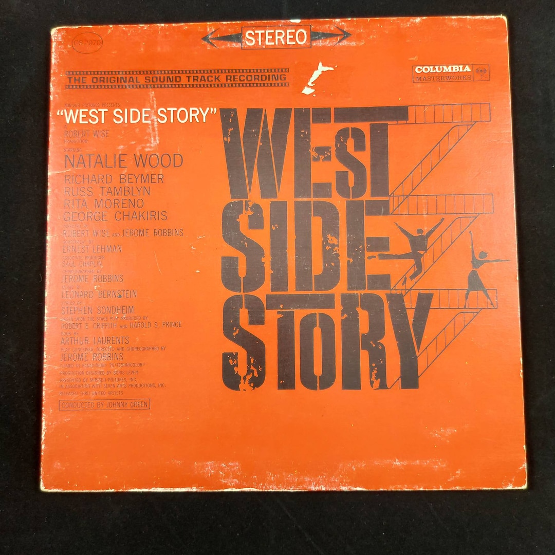 West Side Story Original Soundtrack on Vinyl/vintage Movie Soundtrack ...