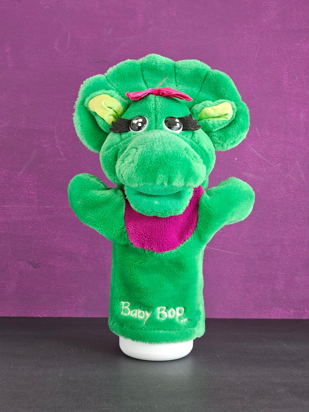 Vintage Baby Bop Hand Puppet/vintage Barney the Dinosaur Character ...