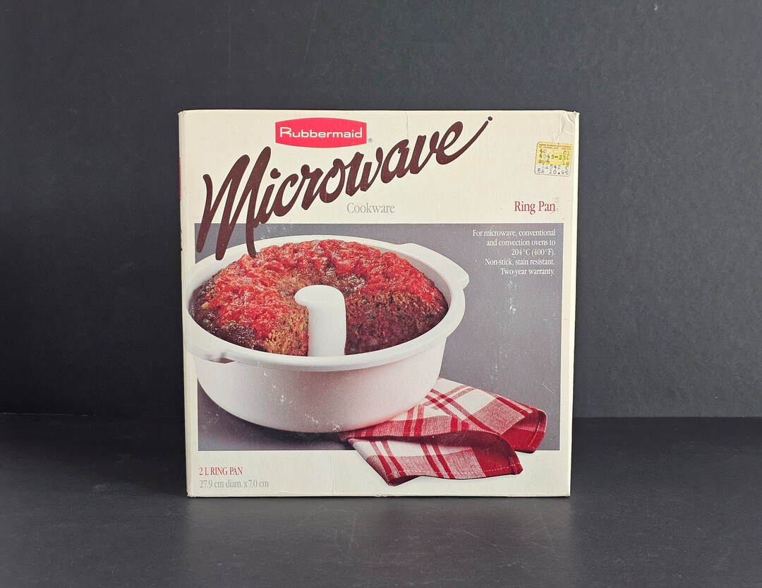 Vintage Rubbermaid Microwave Cookware/vintage Rubbermaid 2 Quart Ring ...