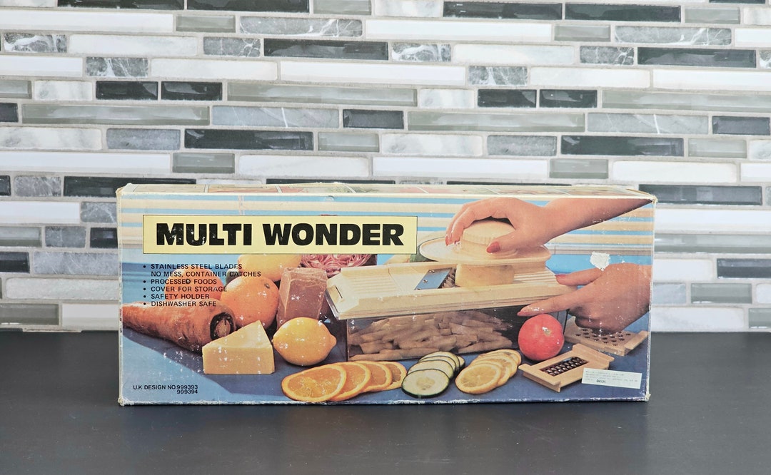 Vintage Multi Wonder Food Chopper Slicer Parer/1970's Kitchen Chopping ...