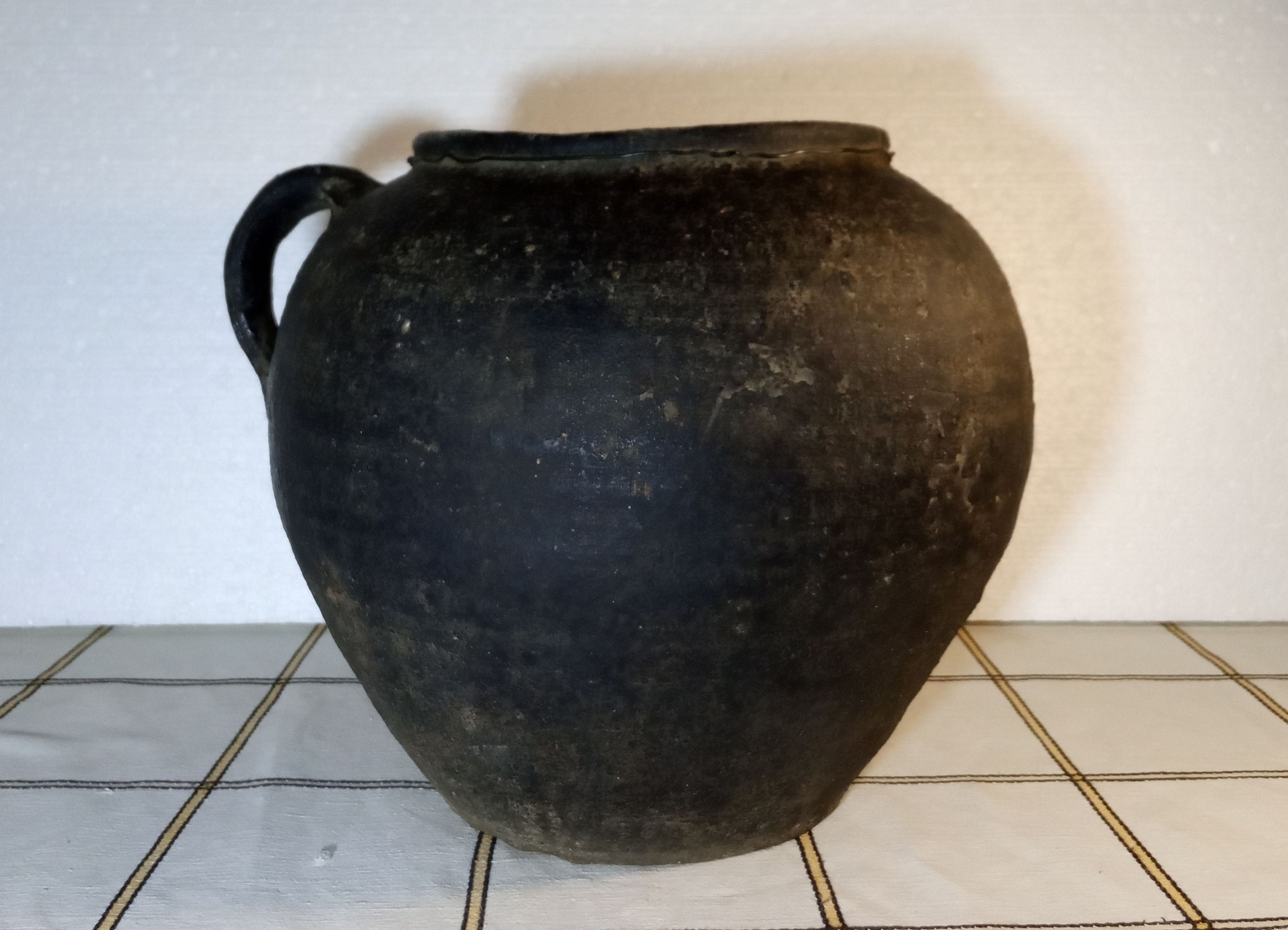 Vintage Jug Antique tableware Rustic decor Clay Vessel Wedding | Etsy