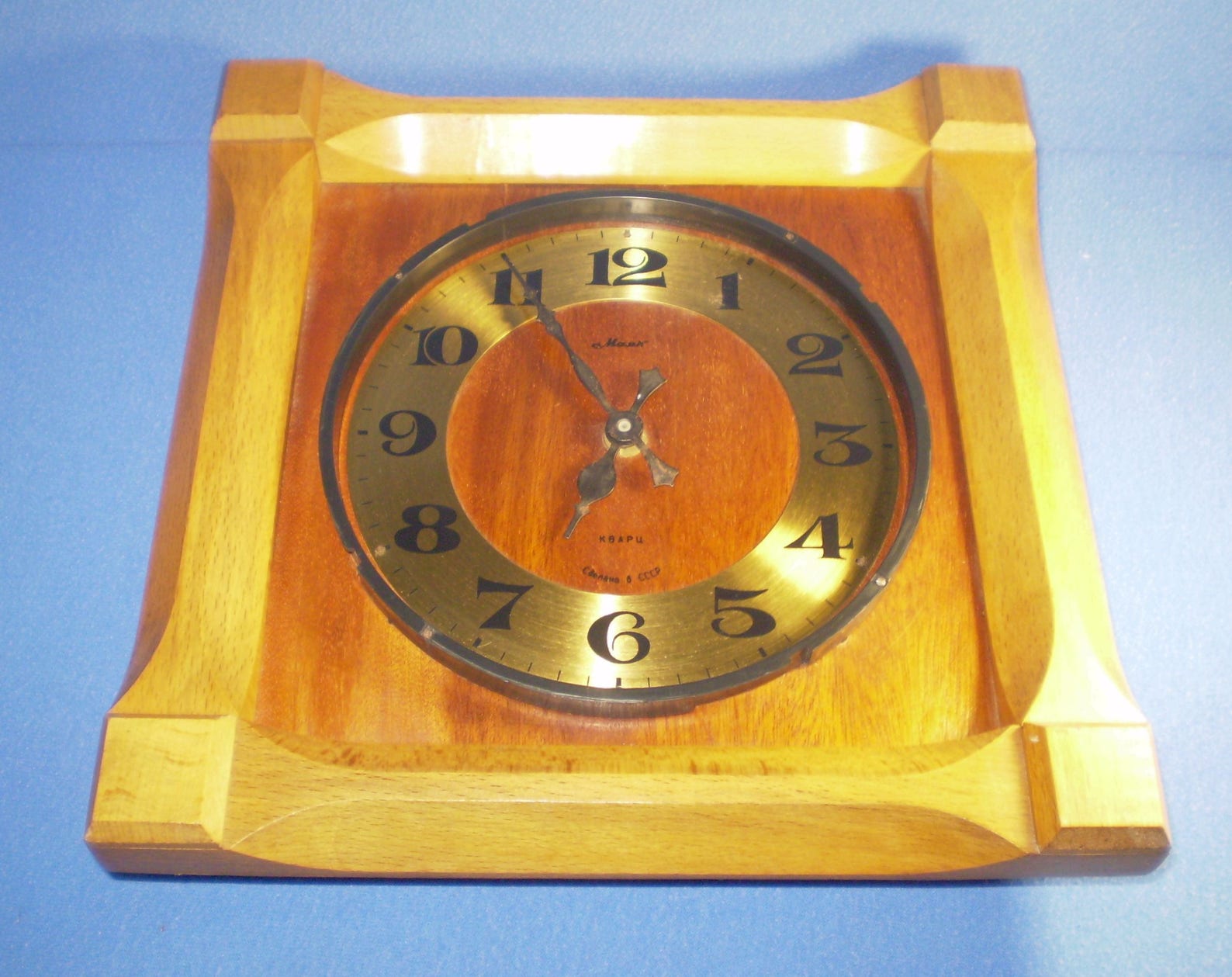 Vintage Wall Clock Retro Soviet Era Working Condition Made in | Etsy