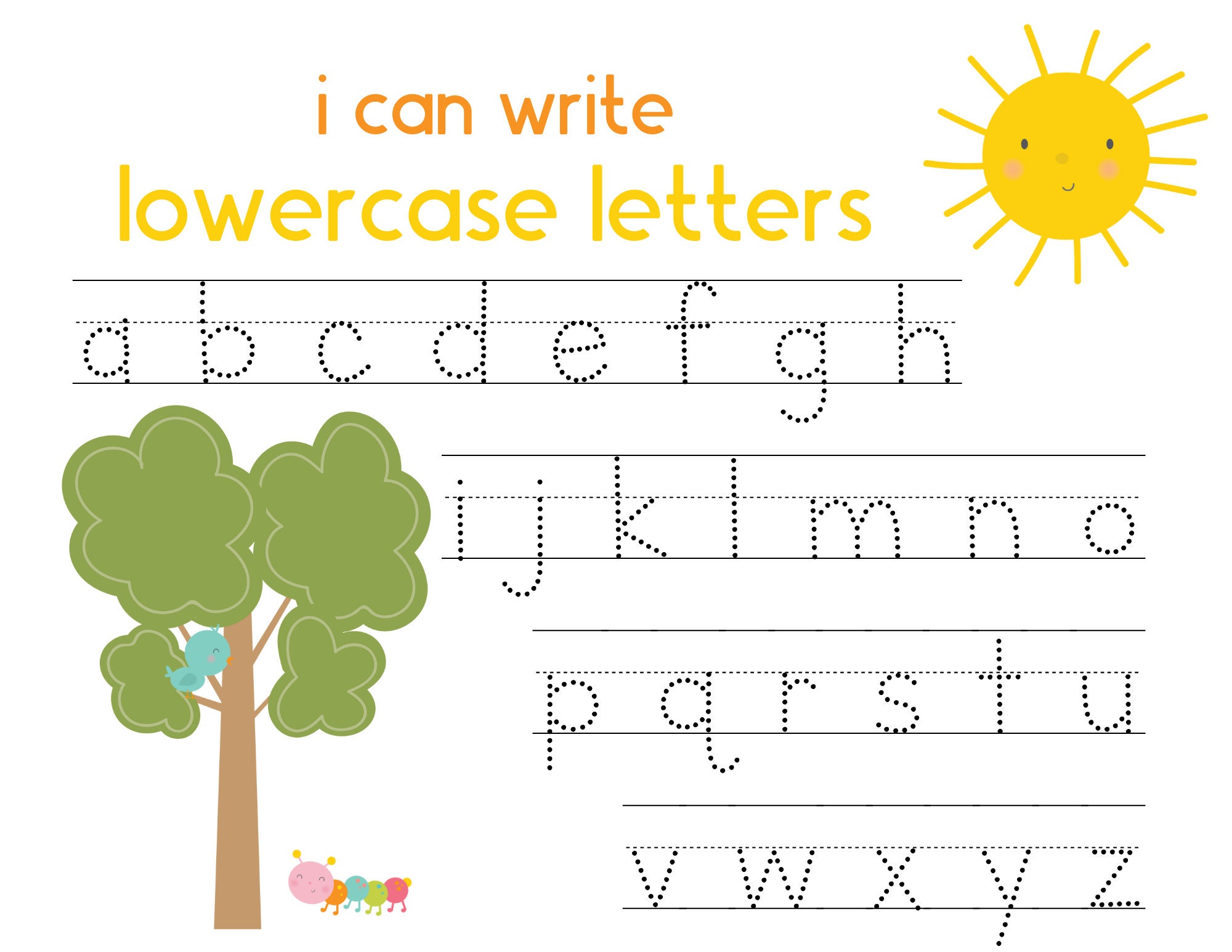 Alphabet Tracing Sheet Handwriting Practice Sheet Uppercase Lowercase ...