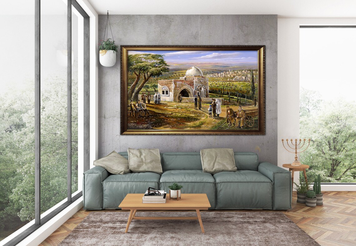 Rachel's Tomb in Hebron kever Rachel. Jewish Painting - Etsy