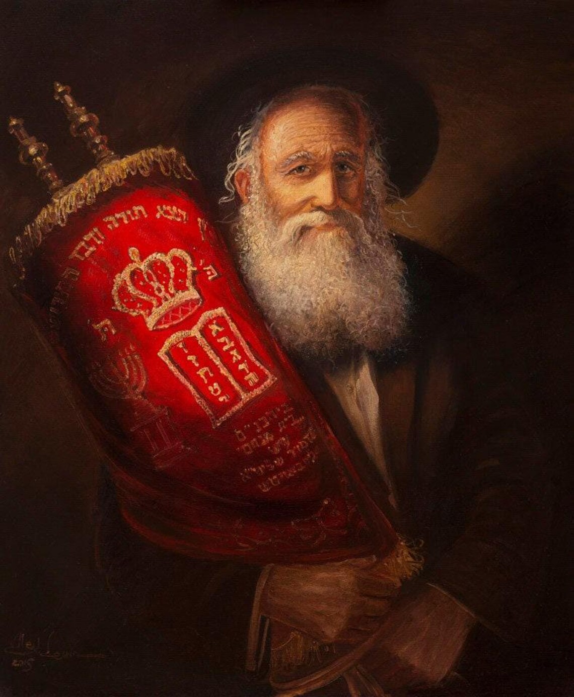 Jewish Soul Painting: Judaica Art Print on Canvas or Metal - Etsy