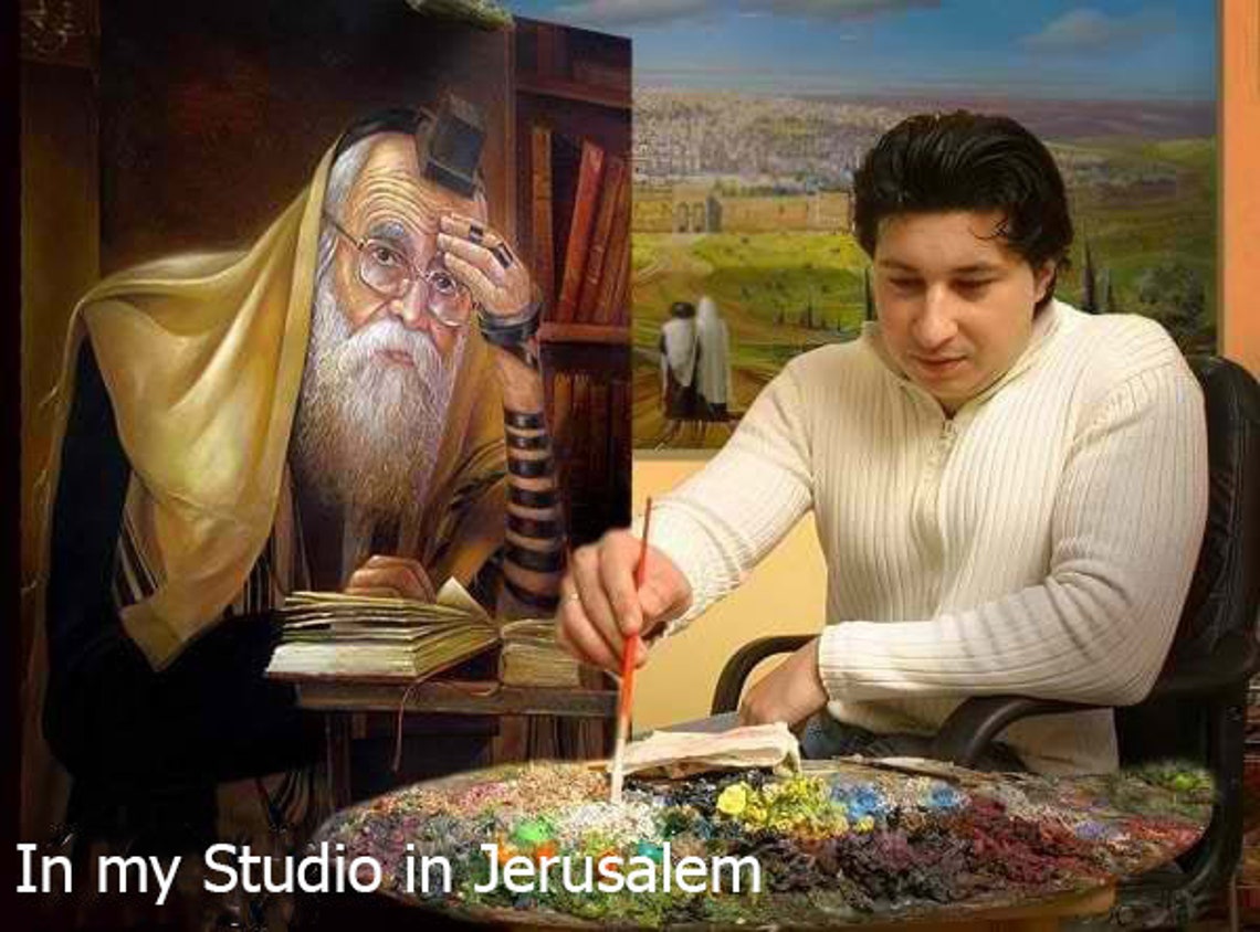 King Solomon. Jewish Painting Judaica Fine Art Temple Original - Etsy