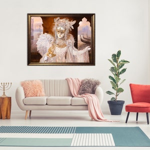 Venetian Angel. Venice Painting, Giclée - Etsy