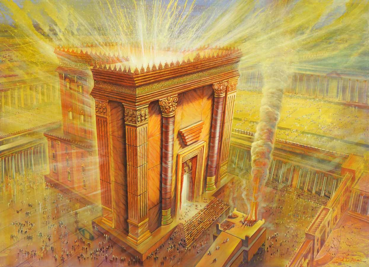 Temple in Jerusalem the Light of the World Fine Art Poster - Etsy