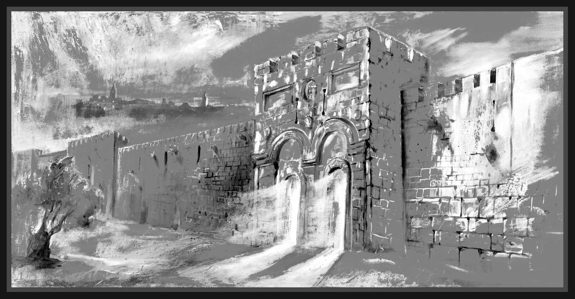 Jerusalem Golden Gate Jesus - Etsy