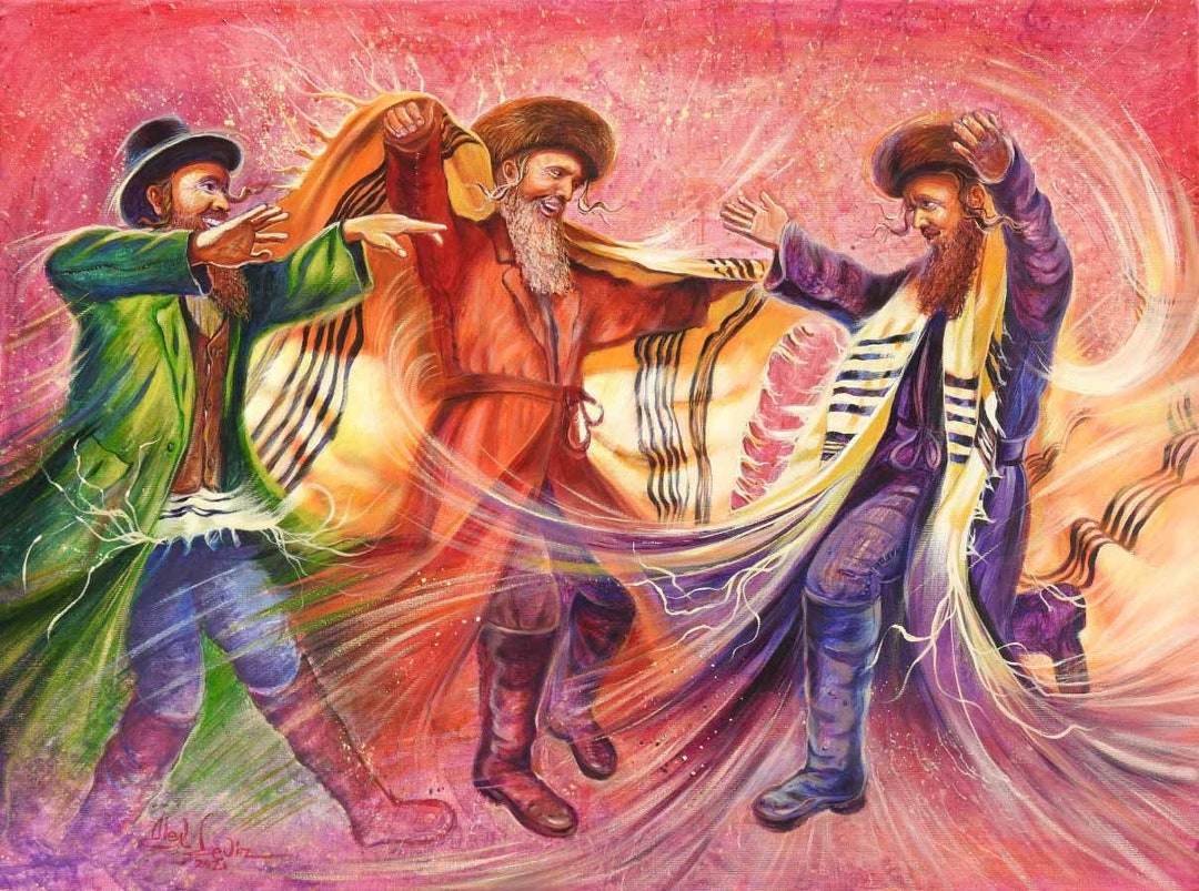 Power of Jewish Hasidic Dance Modern Abstract Contemporary Jewish ...