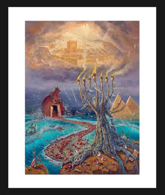 Exodus Fine Art on Paper 22x30 Framed and Protected - Etsy