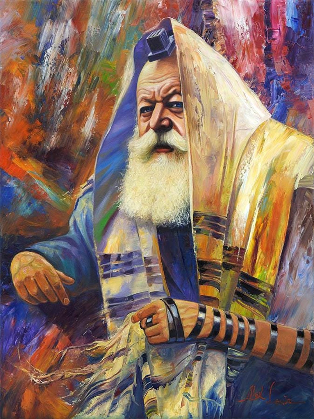 The Lubavitcher Rebbe in Prayer, Light of the Torah Contemporary Jewish ...