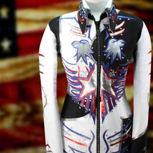 NEW Western Competition Horse Riding Show Wear Shirt Blouse | Etsy