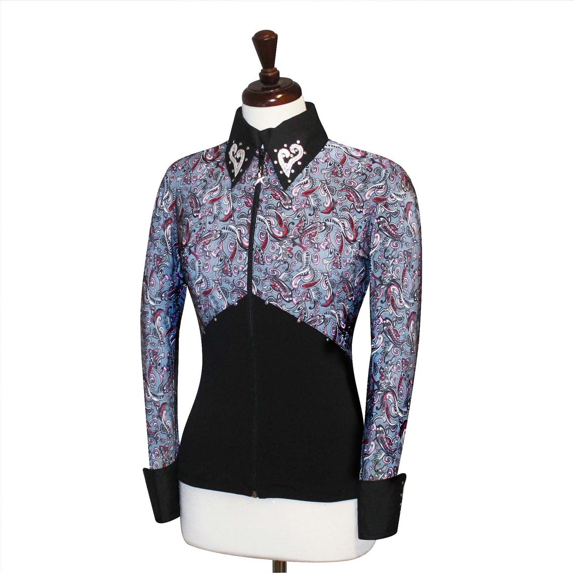 NEW Western Competition Horse Riding Show Wear Shirt Blouse - Etsy