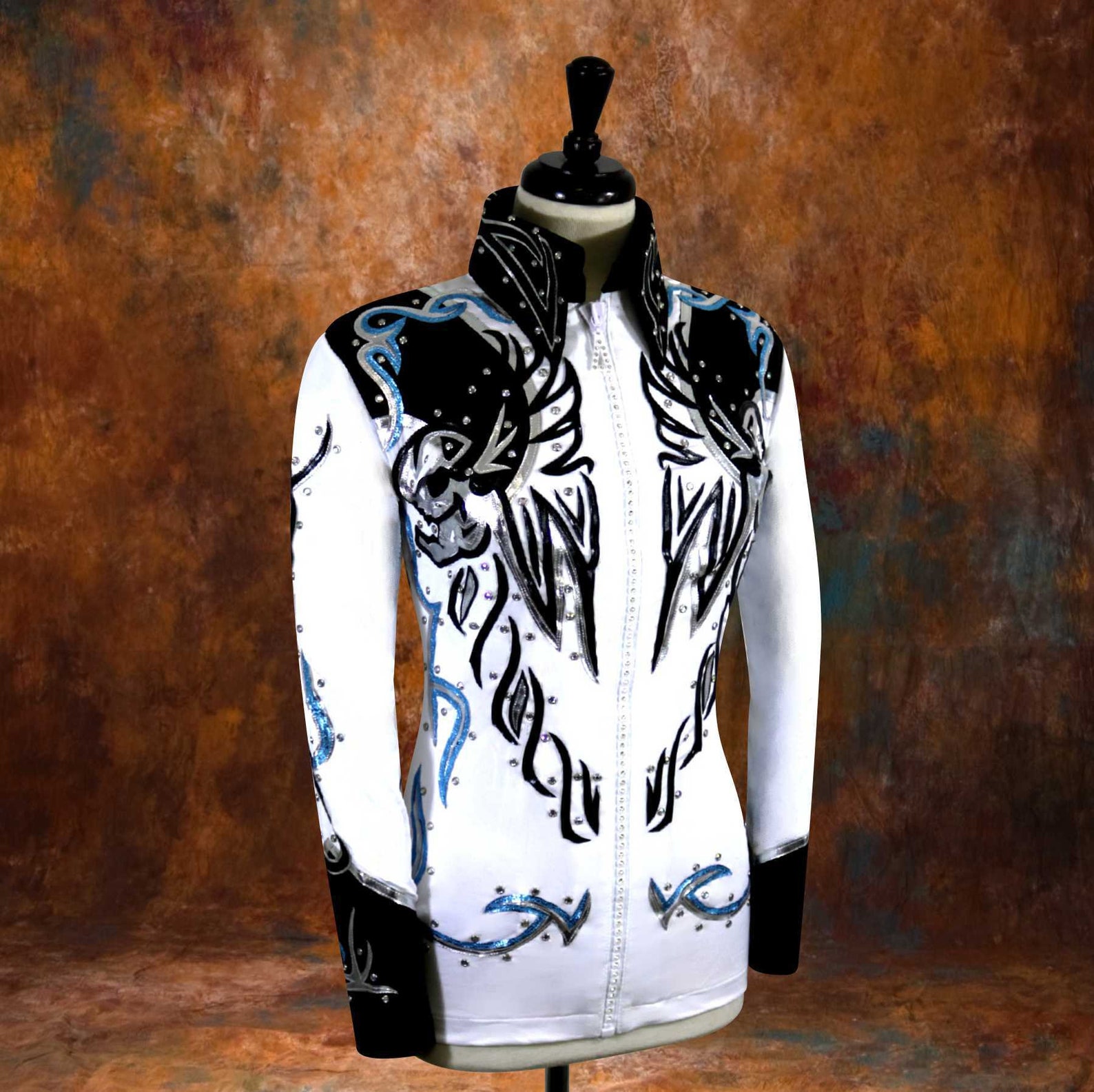 NEW Western Competition Horse Riding Show Wear Shirt Blouse - Etsy