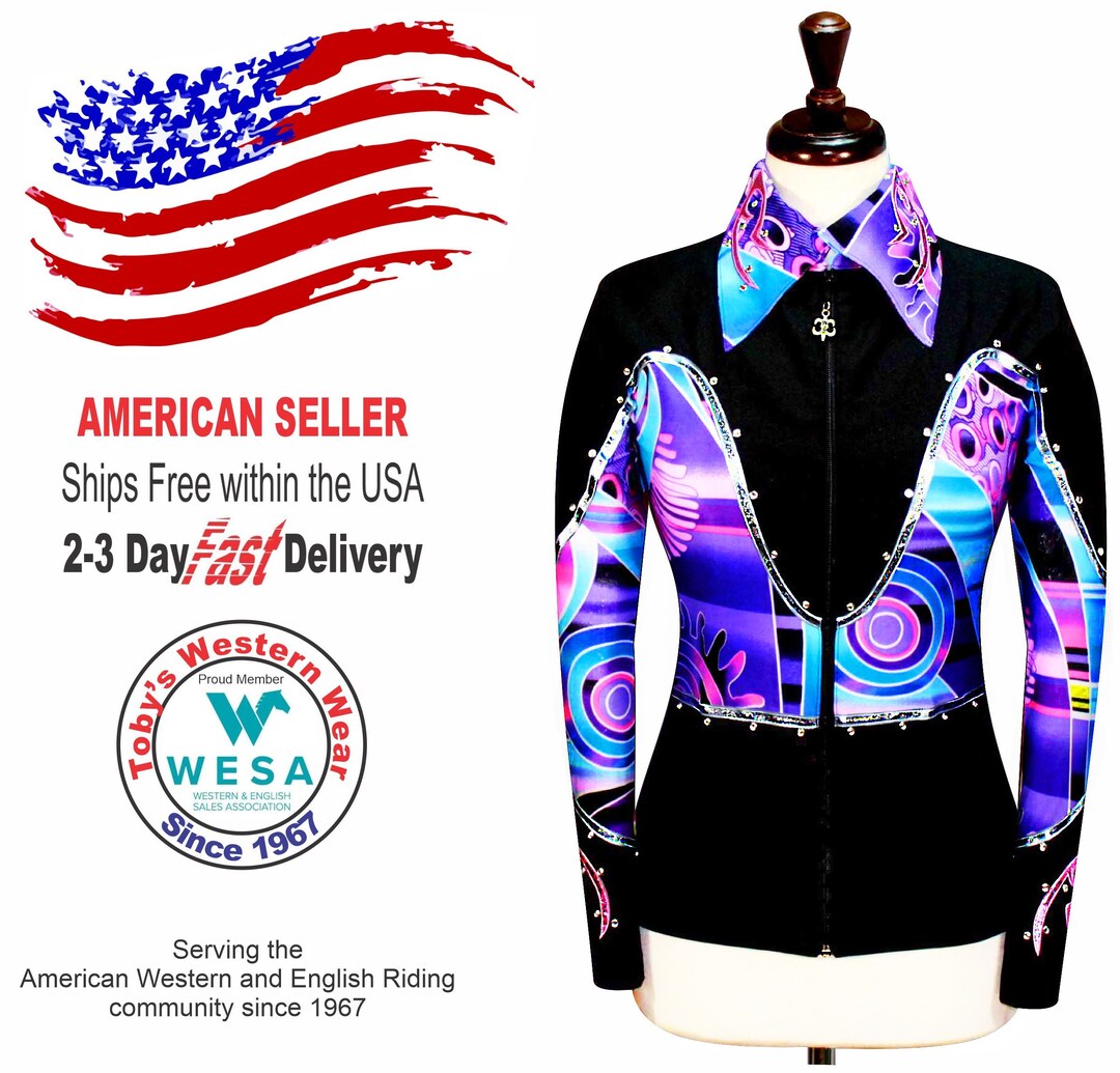 Rodeo Western Showmanship Show Jacket Horsemanship Pleasure Rail Outfit ...