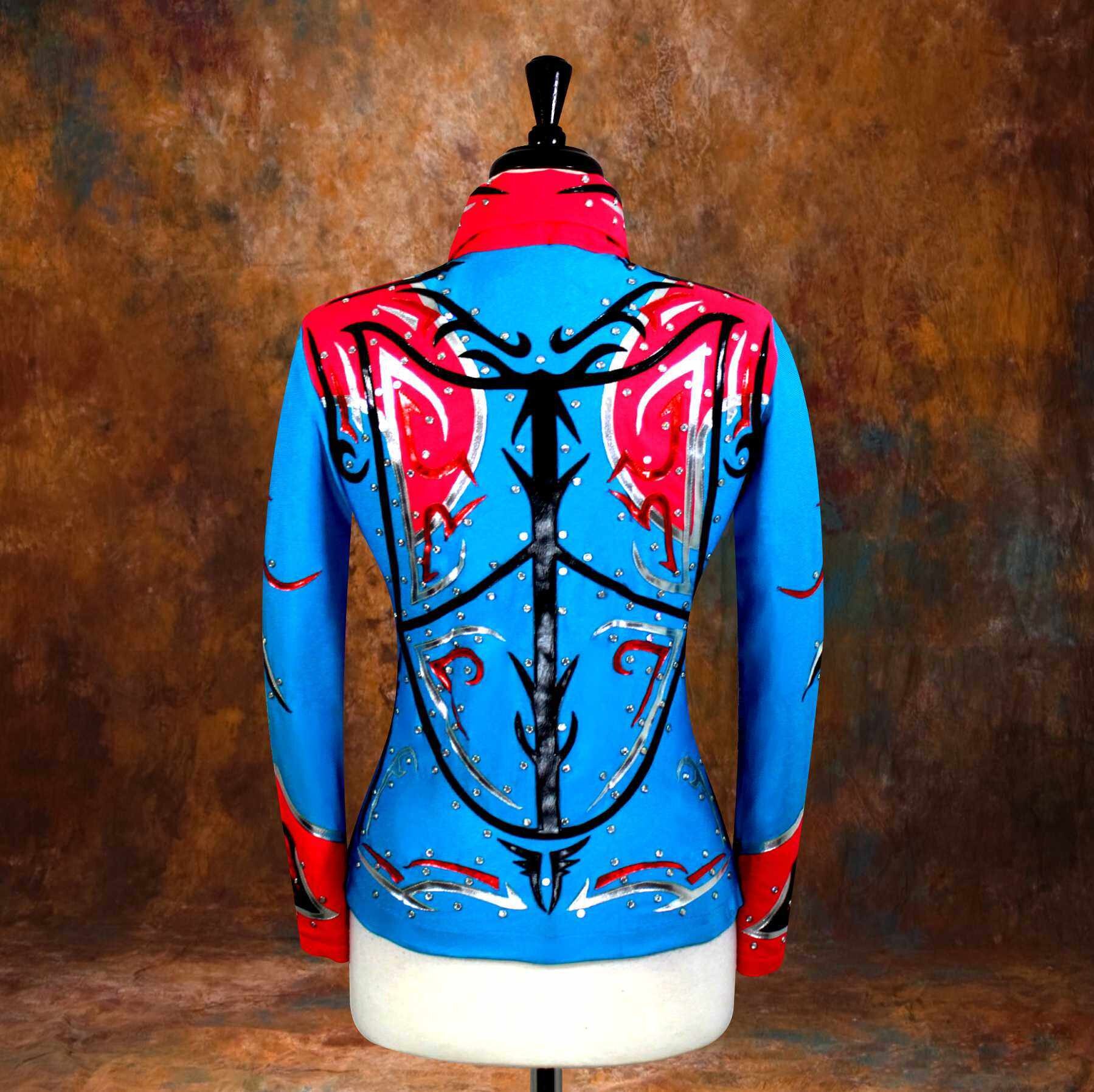 NEW Western Competition Horse Riding Show Wear Shirt Blouse Jacket ...