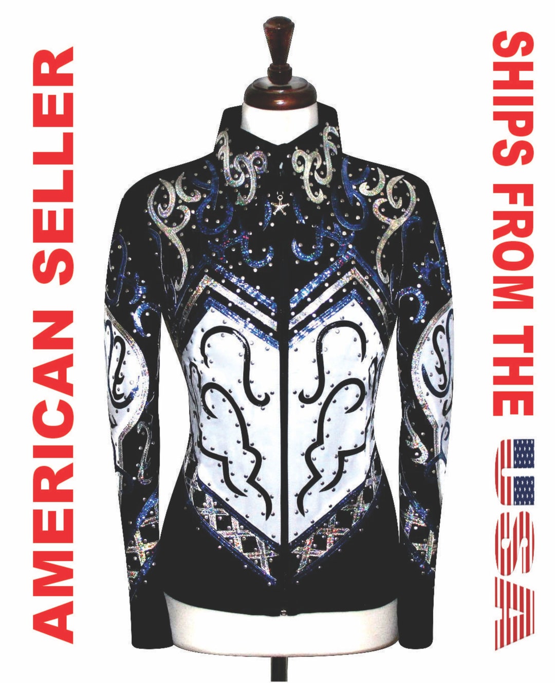 Rodeo Western Showmanship Show Jacket Horsemanship Pleasure Rail Outfit ...