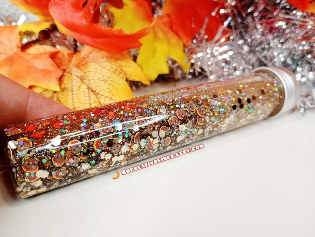 Turkey Glitter Sensory Bottle, Calming Bottles, Anxiety Relief, Stress ...