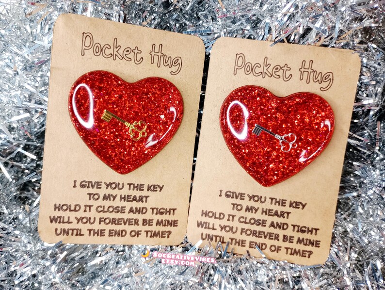 Pocket Hug Key to My Heart, Keepsake Gifts, I Love You Gifts, Valentine ...