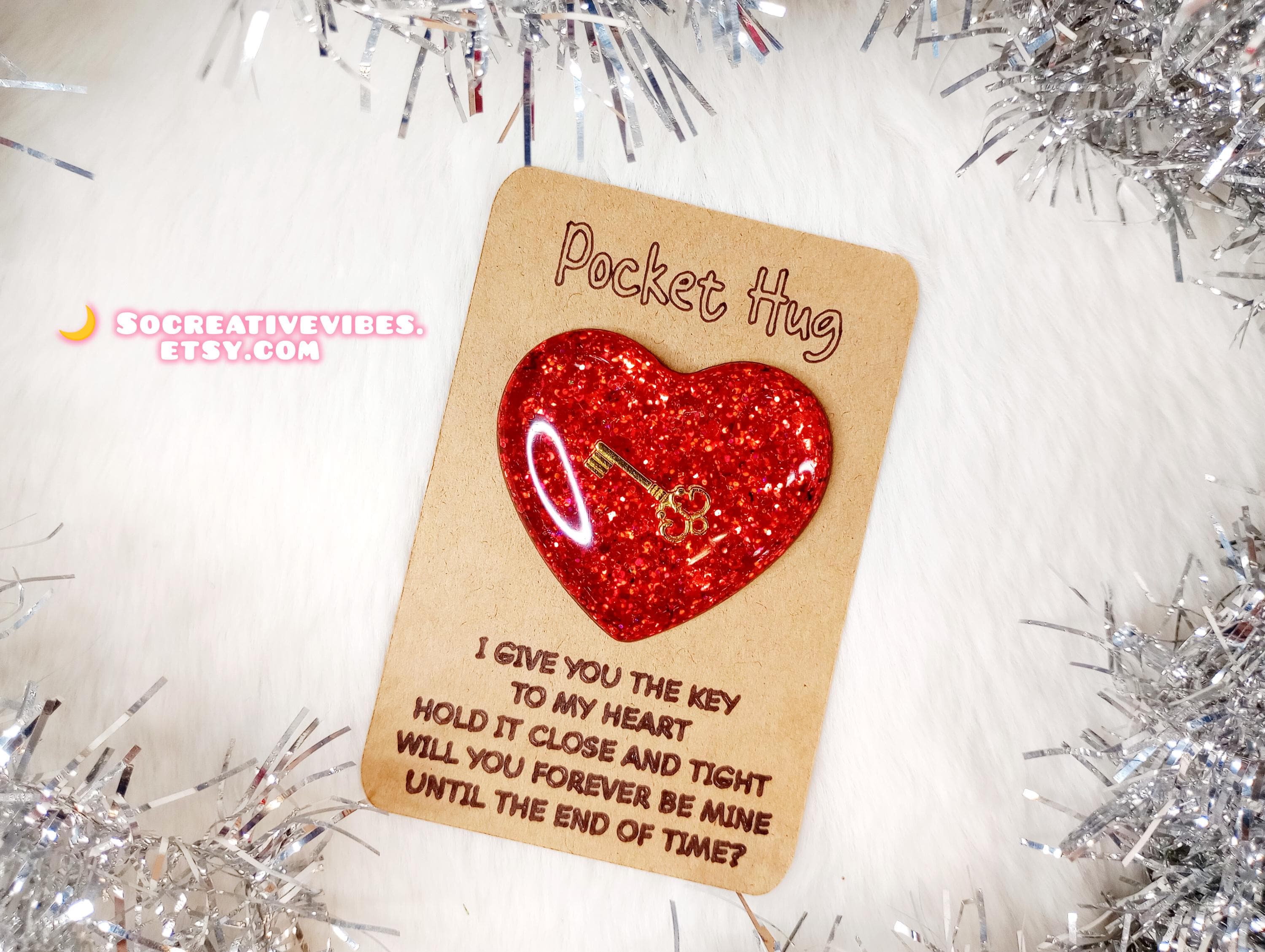 Pocket Hug Key to My Heart, Keepsake Gifts, I Love You Gifts, Valentine ...