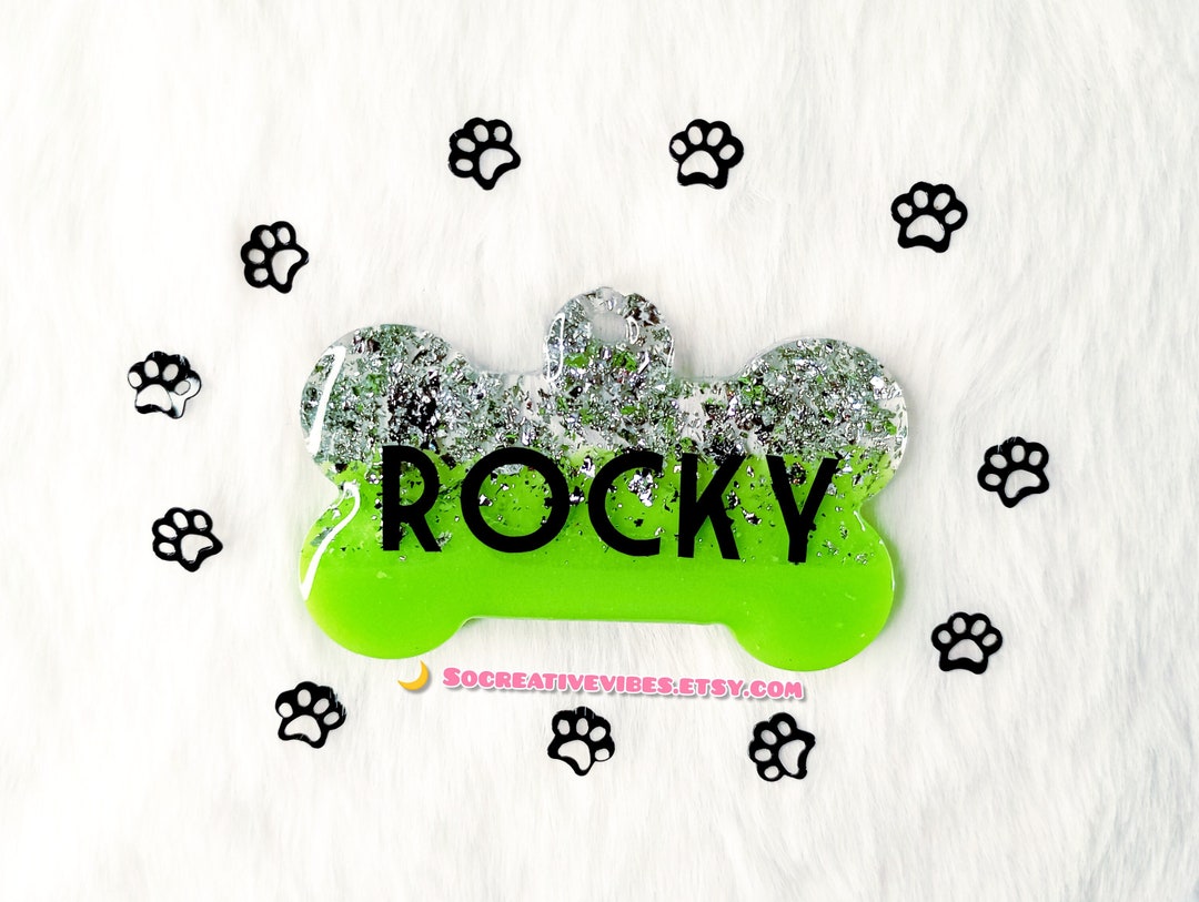 Rocky Pet Tag, Resin Dog Tags, Custom Pet Tags, Custom Dog Tags, Resin ...