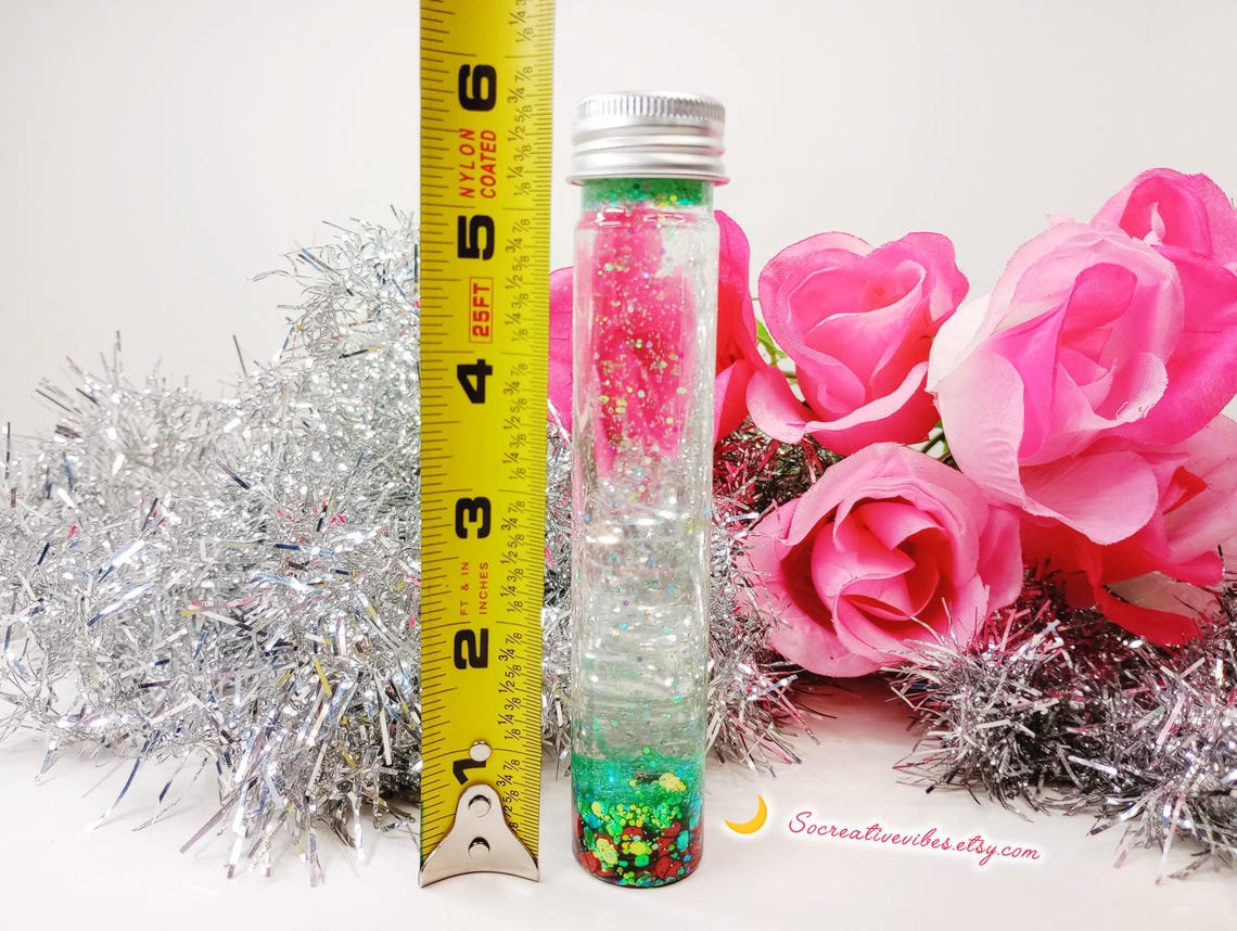 Ladybug Glitter Sensory Bottle, Calming Bottles, Stress Toys, Gifts for ...