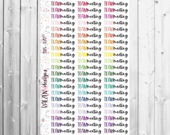 Team Meeting Stickers - Etsy