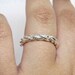 14k Rose Gold Fill Splint Ring mallet Finger Ring Boutonniere Finger ...