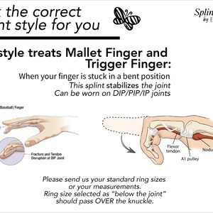 Butterfly Mallet Finger Ring • Trigger Finger Splint Ring • Sterling ...