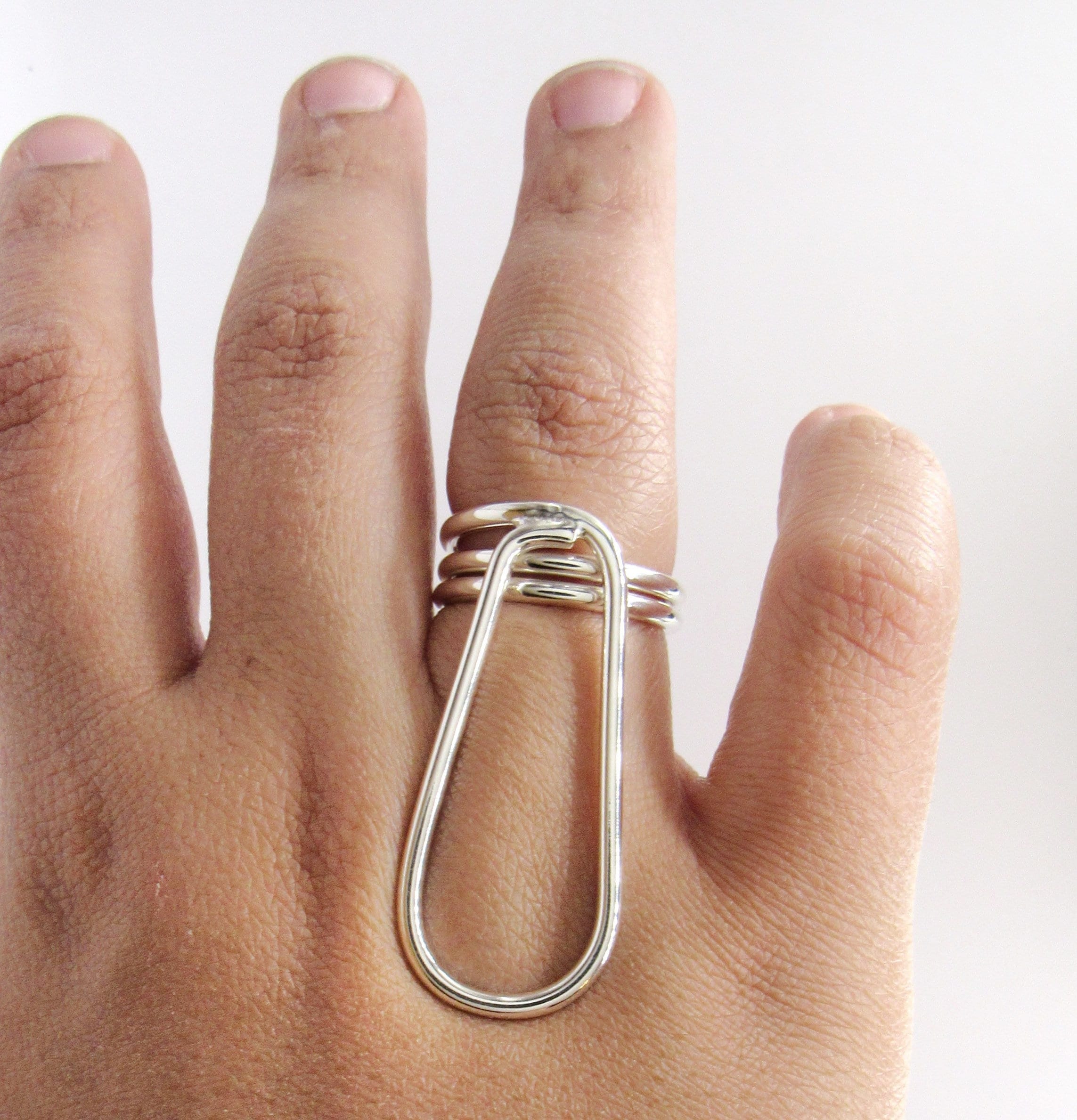 Adjustable MCP Joint Splint Ring Sterling Silver Splint Ring - Etsy