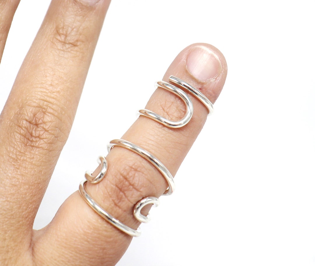 Combosplint © Splint Ring • Full Finger Splint Ring • Silver Splint ...