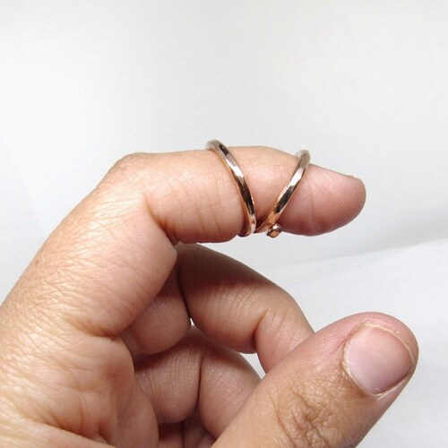 Arthritis Rings Silver Splint Ring Adjustable Ring for PIP - Etsy
