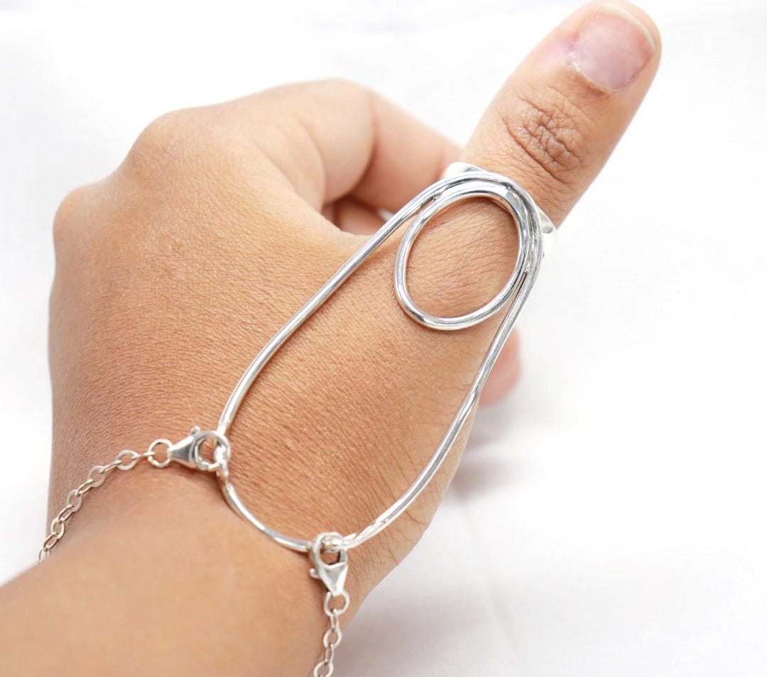 Sterling Silver Thumb Splint Ring: CMC/MCP Joint Support - Etsy