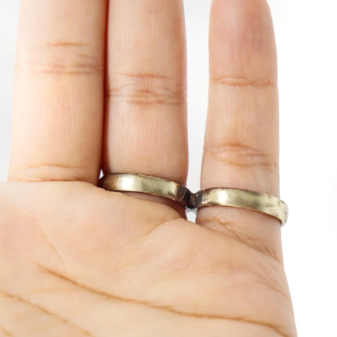 Handmade Brass Buddy Ring Splint: Finger Support - Etsy