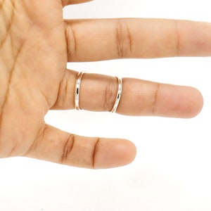 Mallet Splint Ring • Mallet Finger Ring • Silver Mallet Finger Splint ...