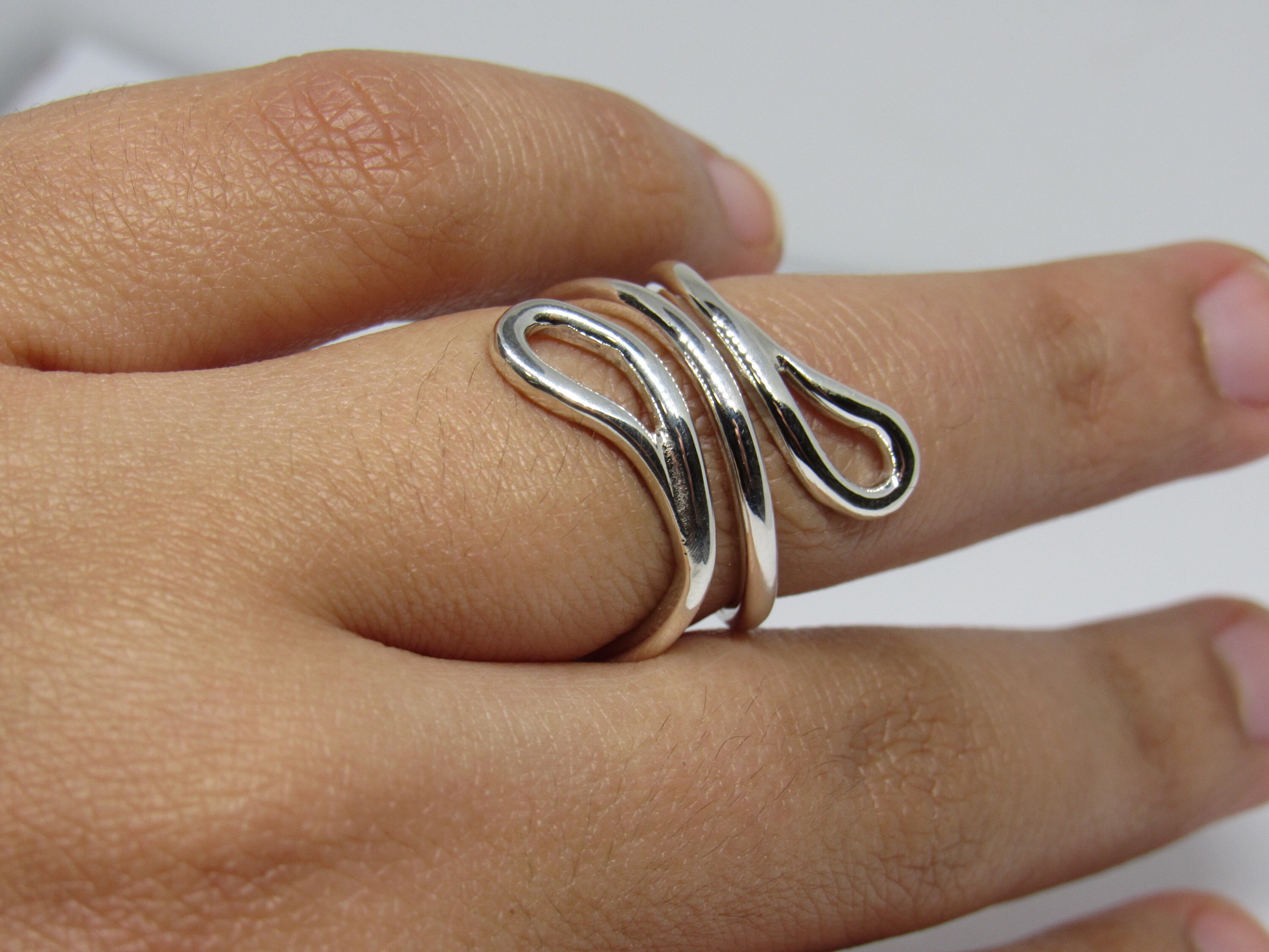 Dropmallet © Splint Ring Mallet Finger Ring Silver Mallet | Etsy