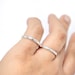 Sterling Silver Buddy Splint Ring: Handmade Finger Support - Etsy
