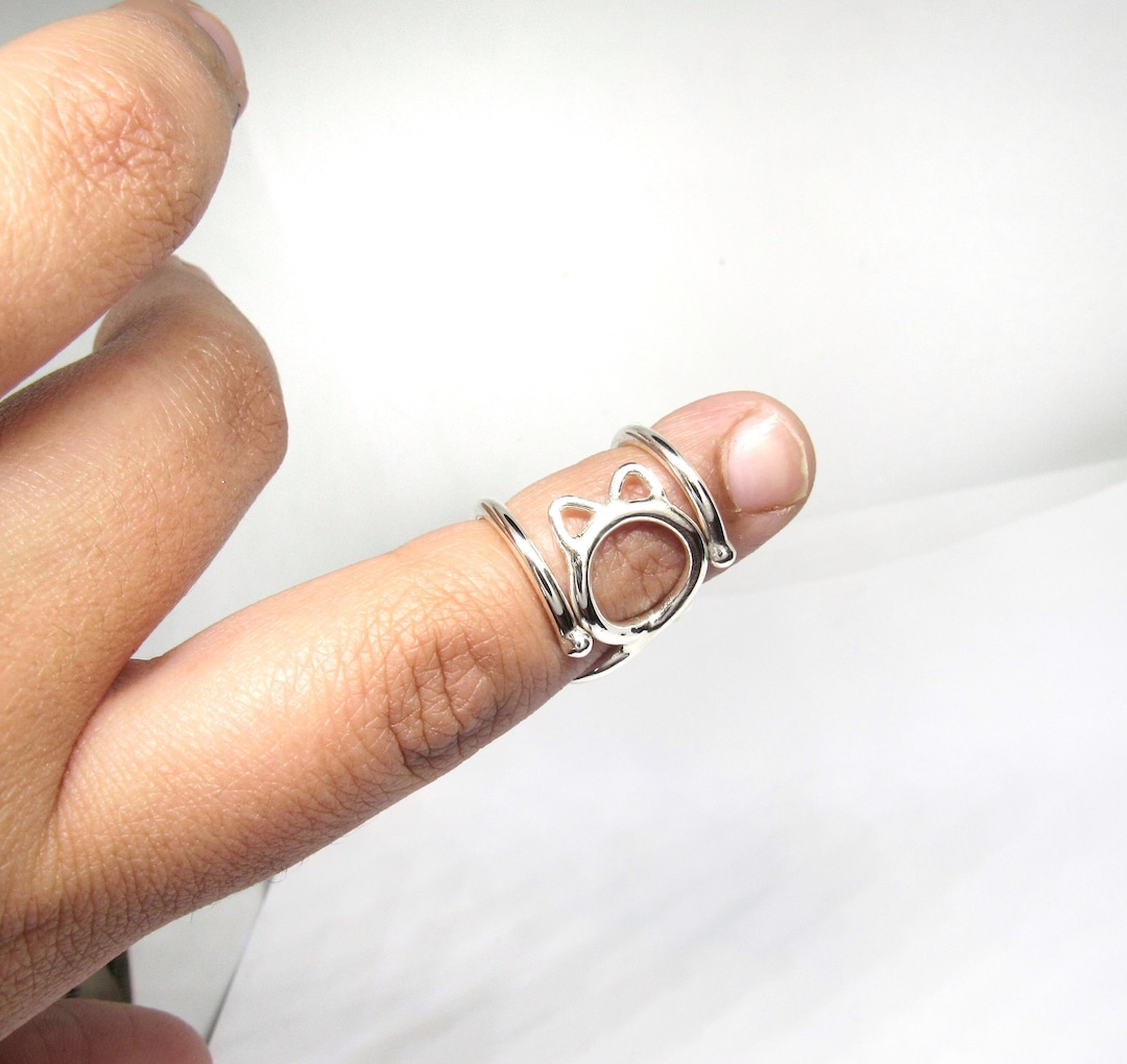 Cattrigger © Finger Ring Splint • Sterling Silver Boutonniere Finger ...