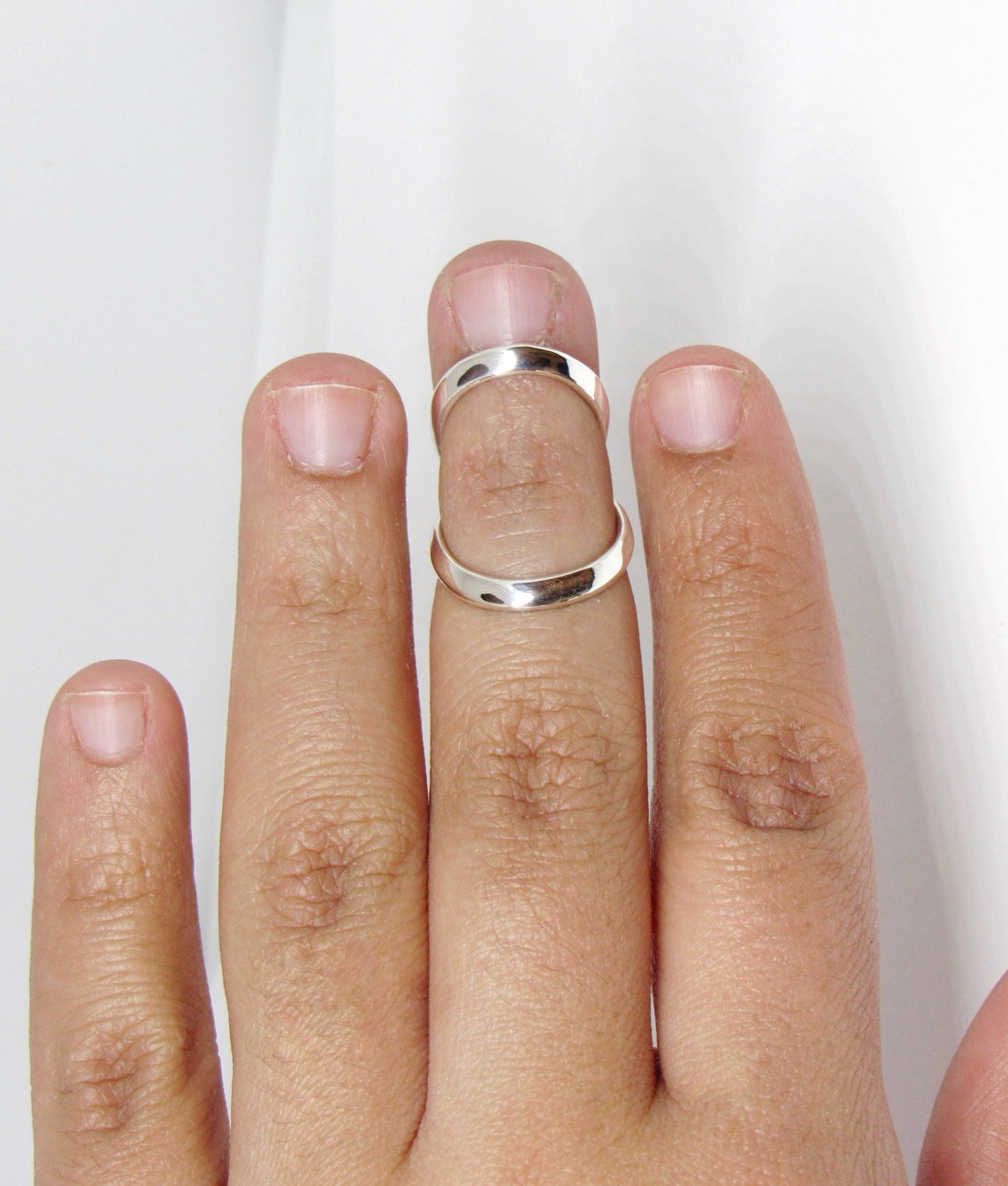 Solid Sterling Silver Swan Ring Splint Swan Neck Splint for - Etsy