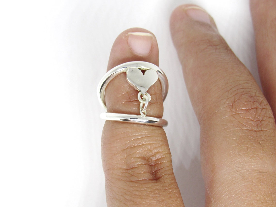 Heartadjustable© Silver Splint Ring for PIP or DIP Joint - Etsy