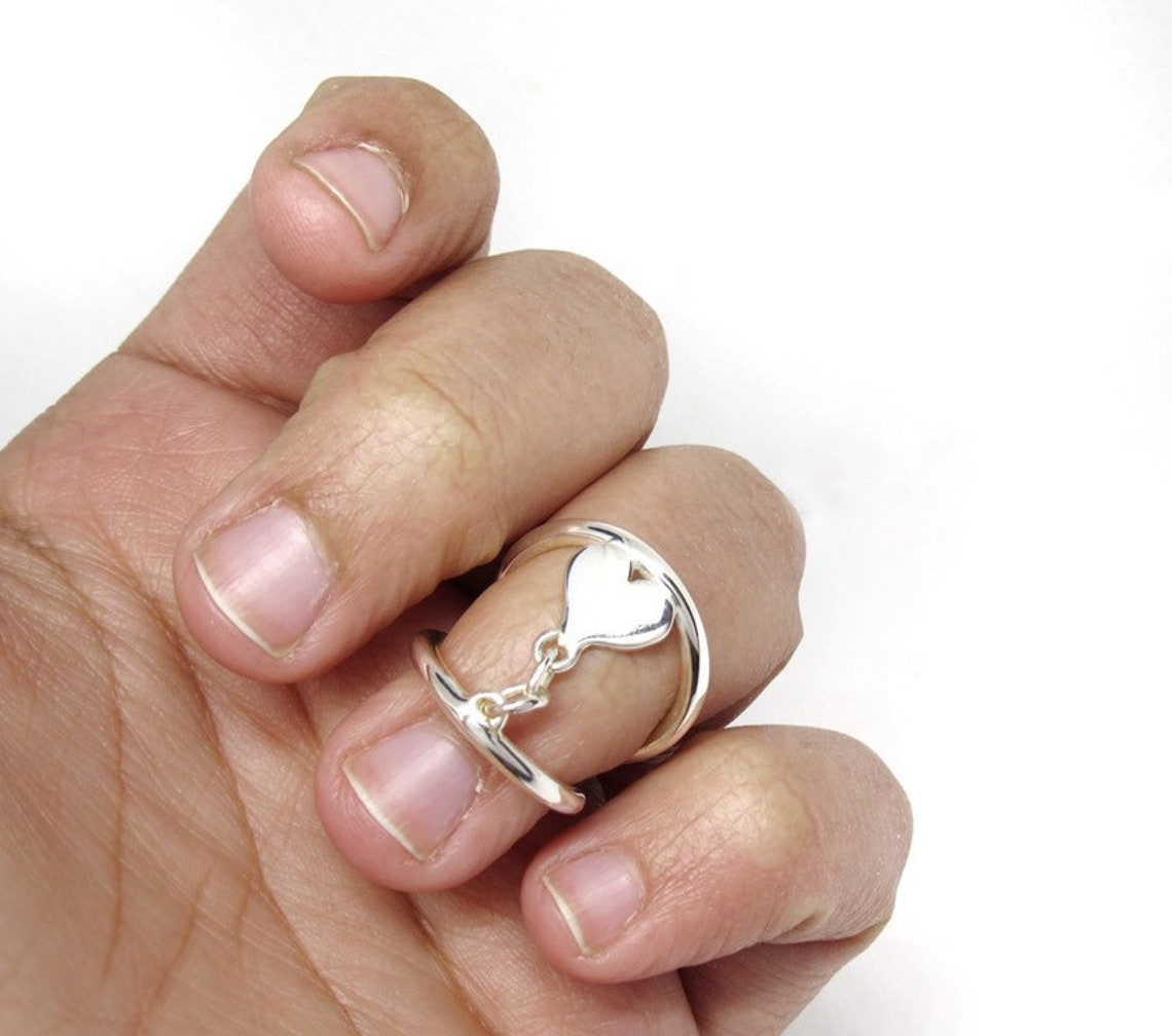 Heartadjustable© Silver Splint Ring for PIP or DIP Joint - Etsy