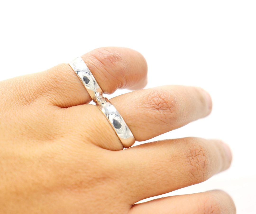 Handmade Sterling Silver Buddy Splint Ring: Finger Support - Etsy