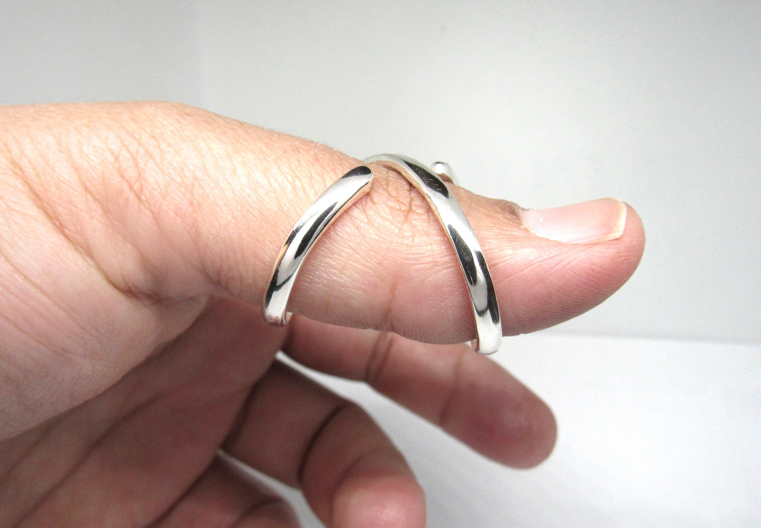 Mallet Splint Ring Mallet Finger Ring Silver Mallet Finger - Etsy